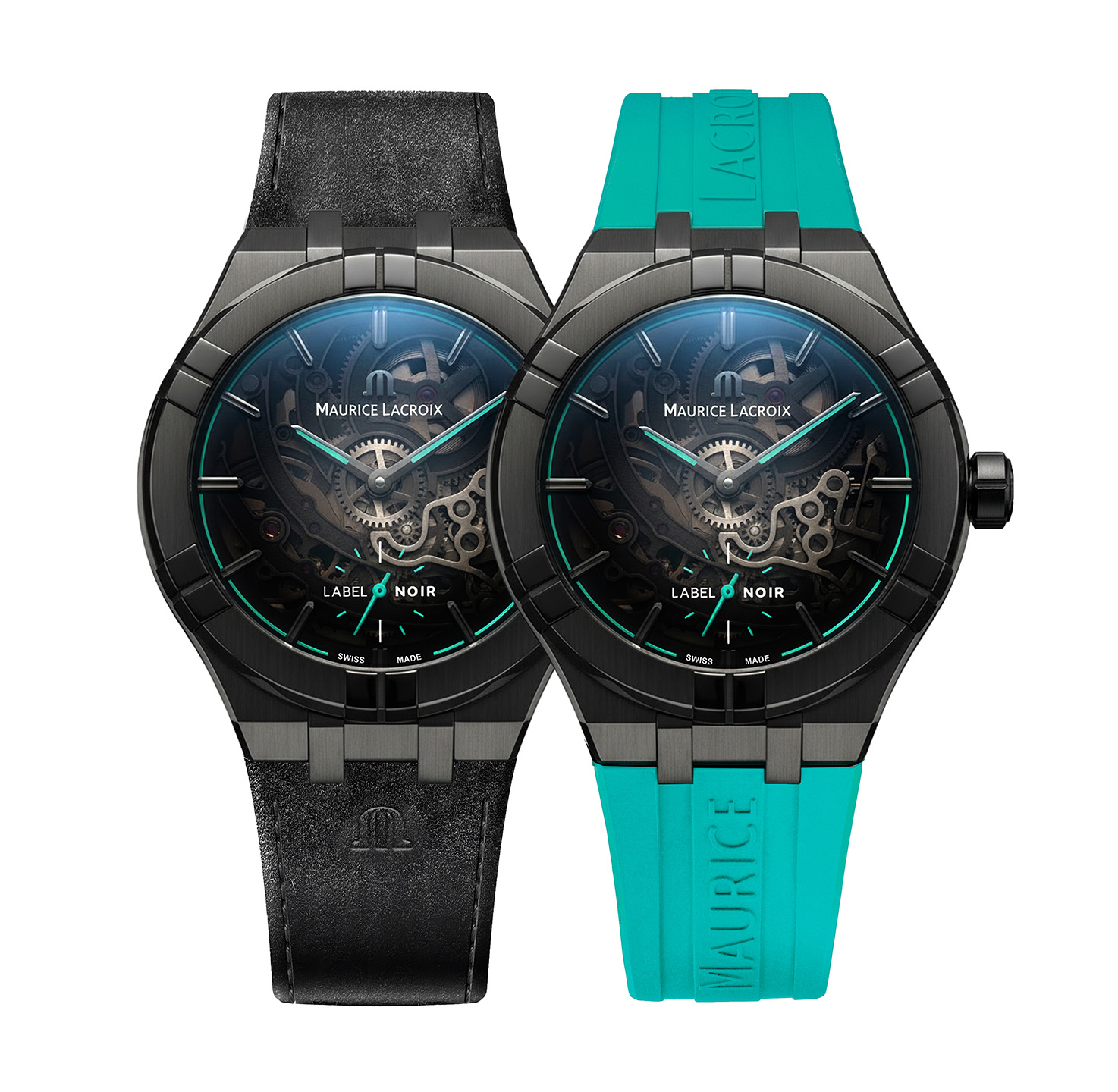 Hodinky Maurice Lacroix Aikon Automatic Skeleton 45mm Label Noir ...