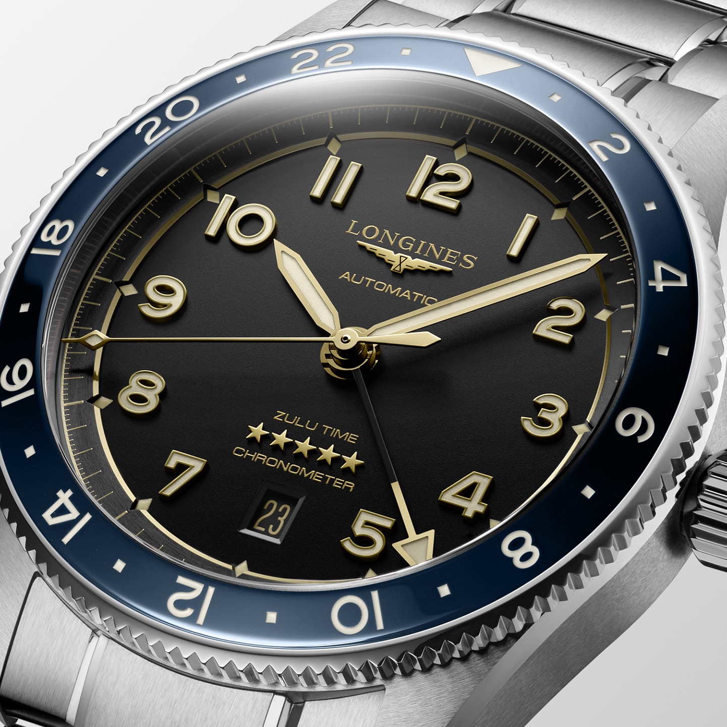 Hodinky Longines Spirit Zulu Time L38124606 | Altman