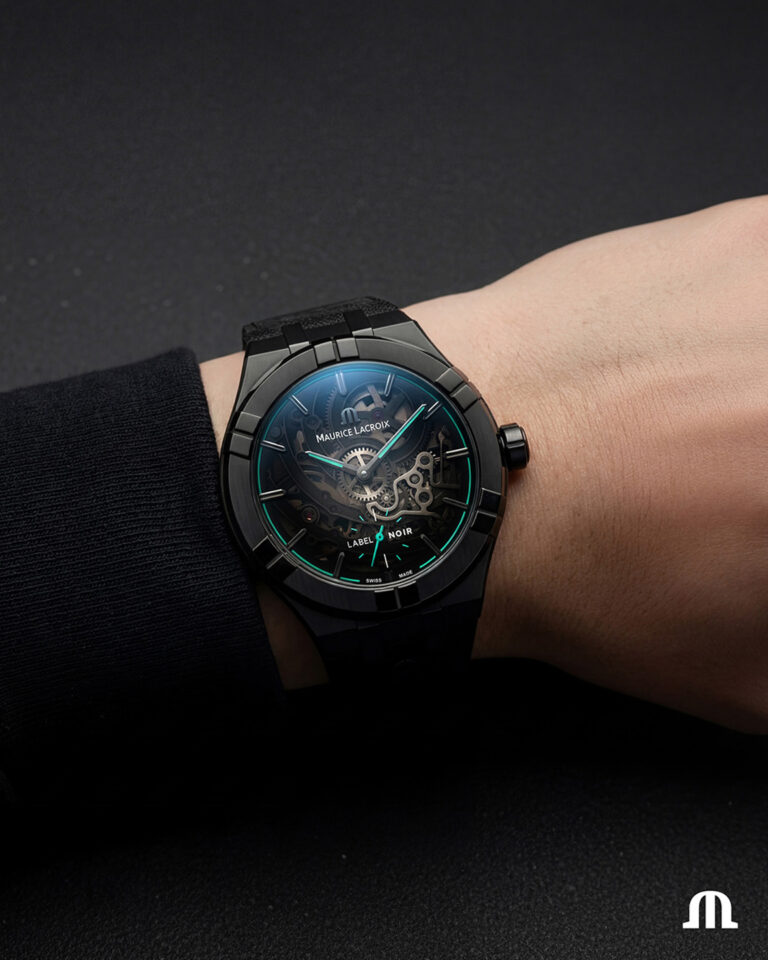 Černý skeleton s tyrkysovou energií: Maurice Lacroix a Label Noir opět ...